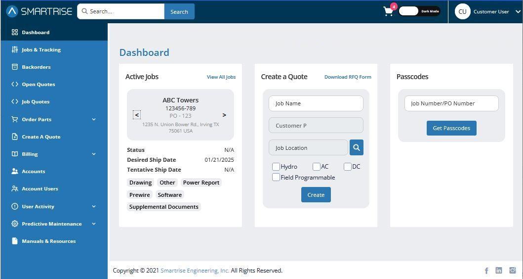 SMARTRISE CUSTOMER PORTAL
